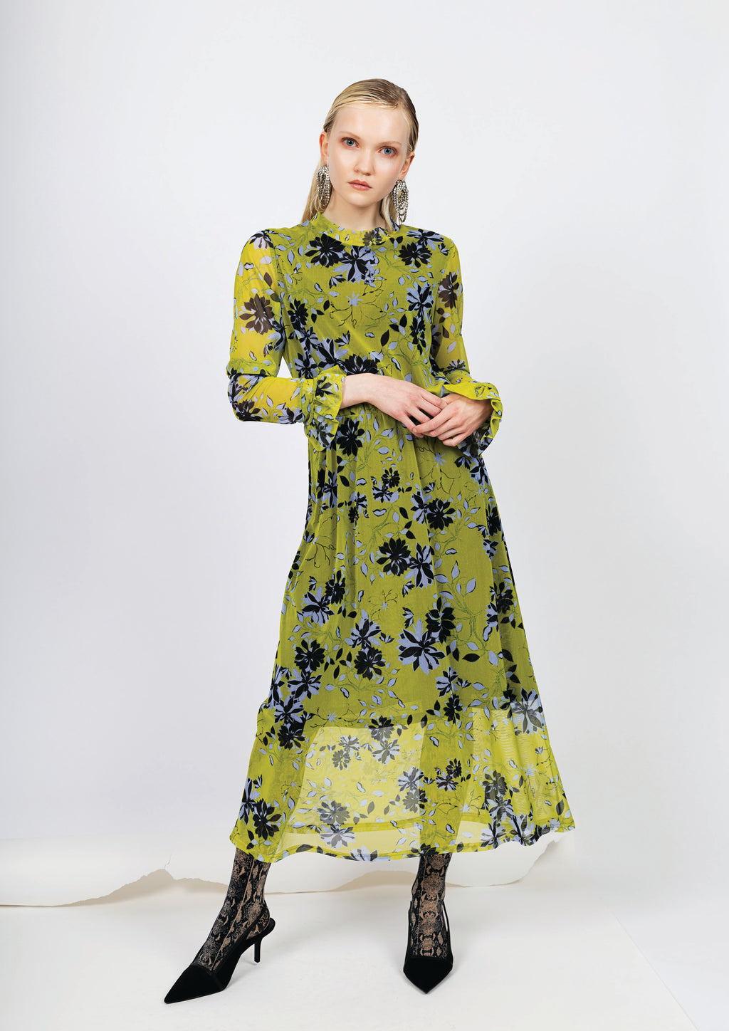 DALIA dress citron – ANITA HIRLEKAR