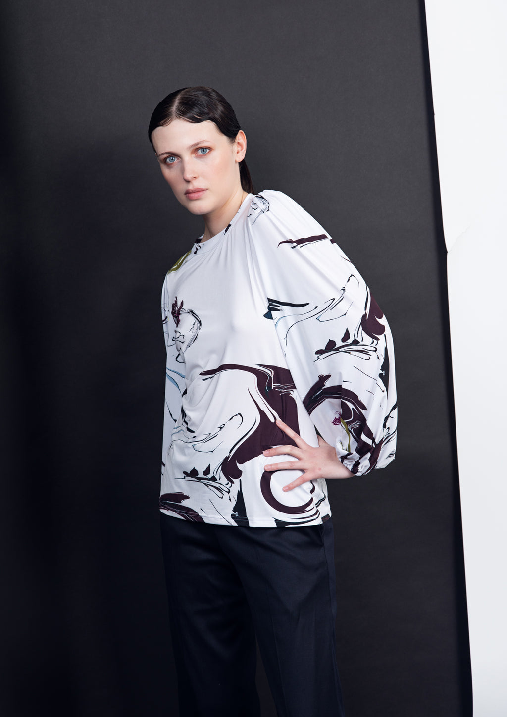 IRIS top / white – ANITA HIRLEKAR